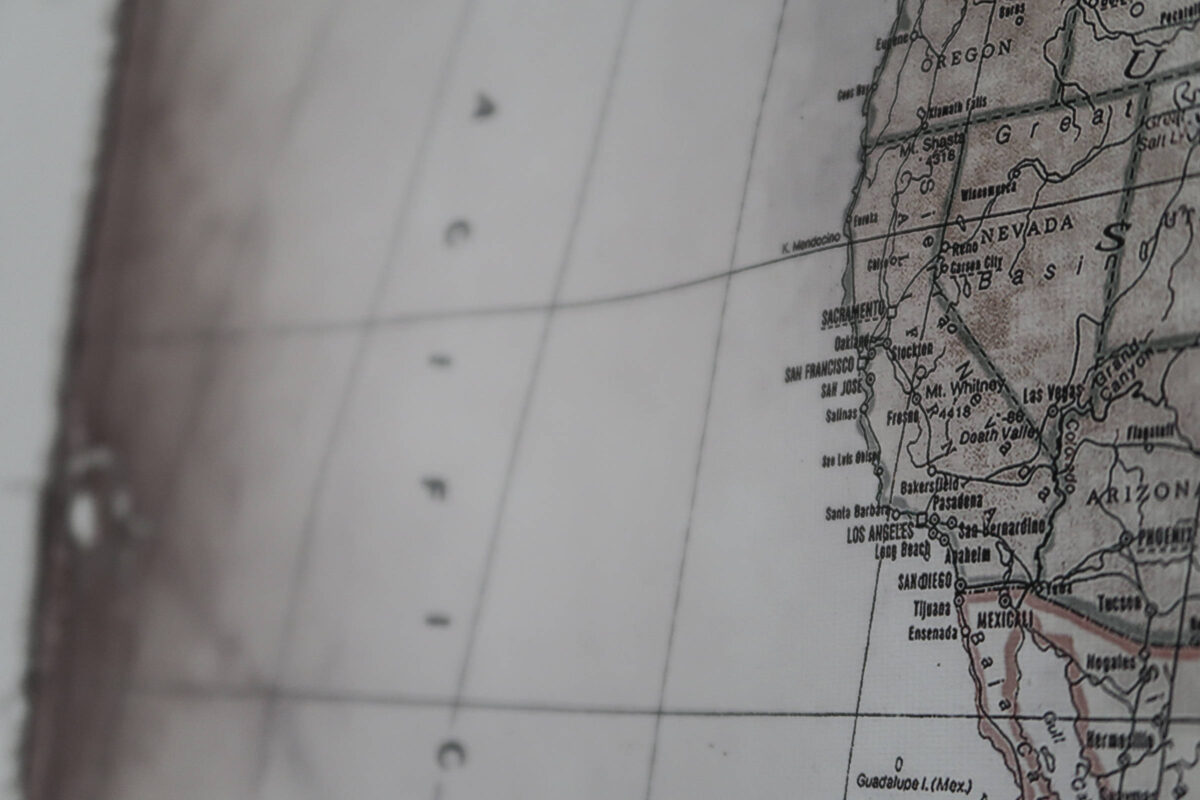 Political World Map | Hidden Wooden Frame | Oldmapster
