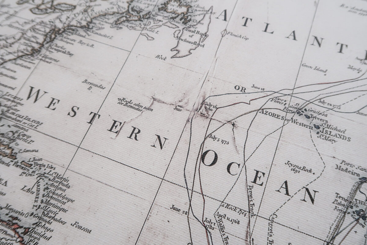 1800 Old World Map | Brown Antique Wood | Oldmapster