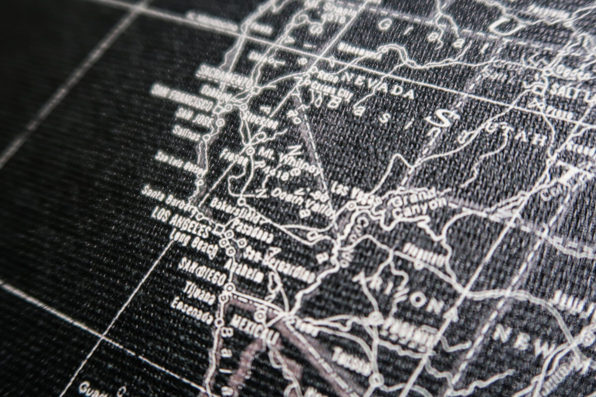 Breathtaking Vintage Black World Map | Oldmapster | Shop Now