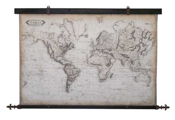 Royal World Map (1800) | Medieval Style Art | Oldmapster