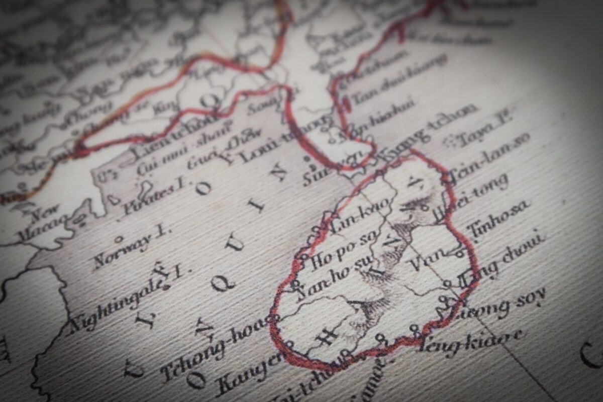China Vintage Political Map (1850) | Shop at Oldmapster