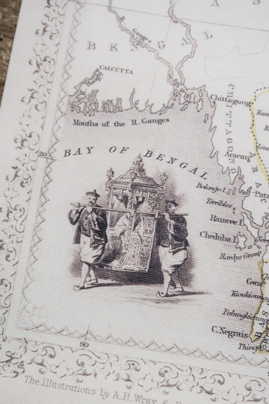 China Vintage Political Map (1850) | Shop at Oldmapster