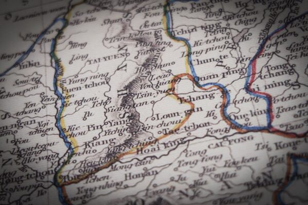 China Vintage Political Map (1850) | Shop at Oldmapster