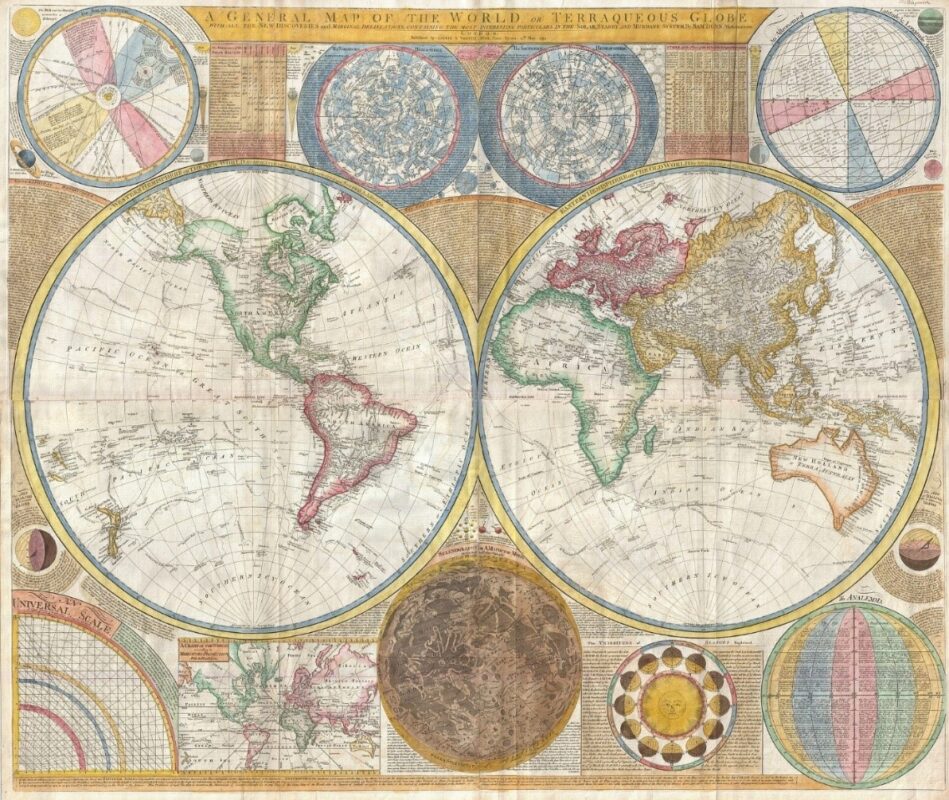 Tracing the evolution of maps