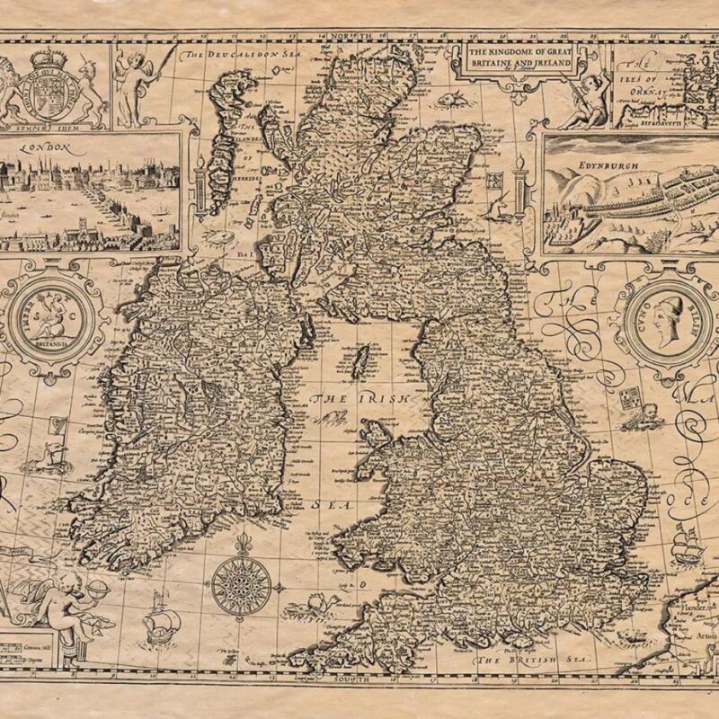 Exploring The Oldest Map Of Great Britain / United Kingdom - OldMapster
