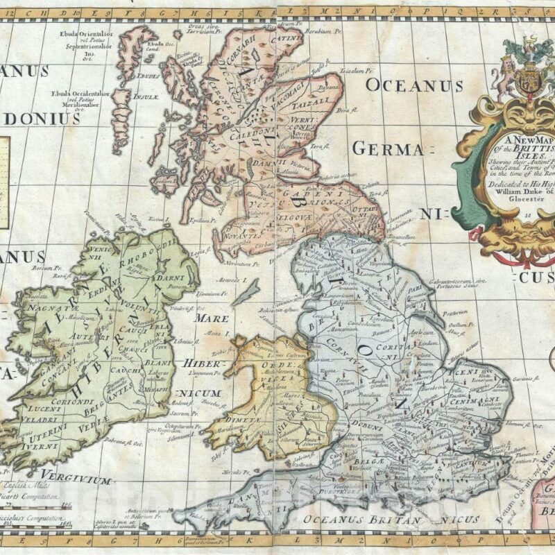 Exploring The Oldest Map Of Great Britain / United Kingdom - OldMapster