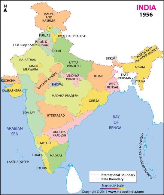 Discover the Top 5 Maps of India - OldMapster