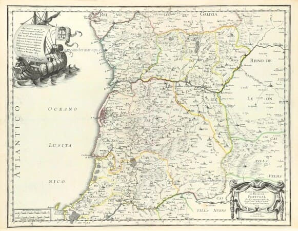 Explore the Top 5 Antique Maps of Portugal - A Journey through ...